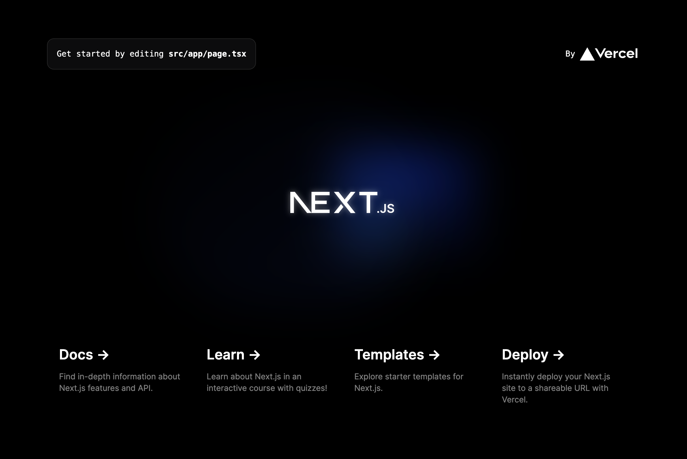 Next.js Static app Starter · Wasmer
