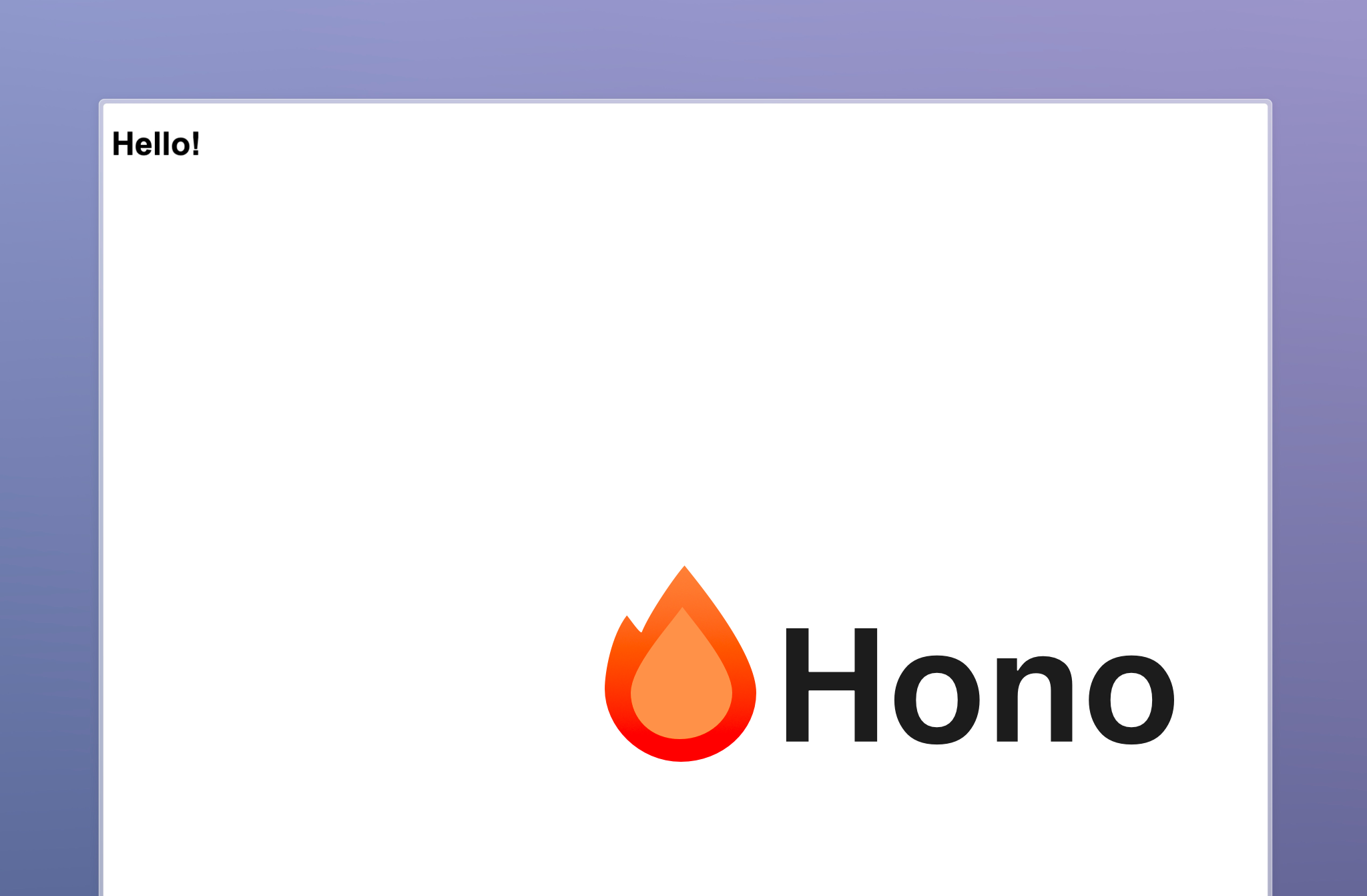 Hono Starter · Wasmer