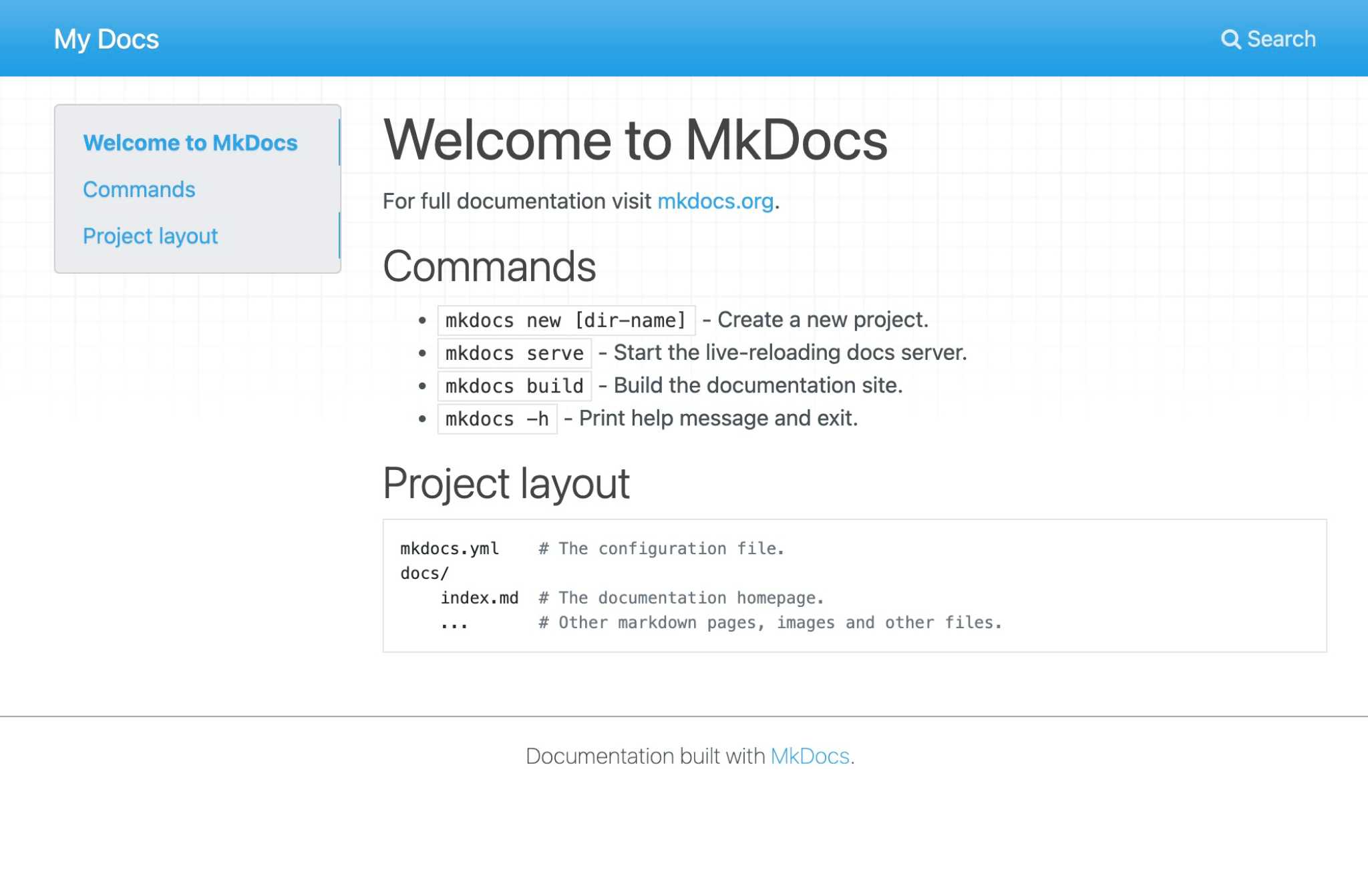 Mkdocs Starter · Wasmer